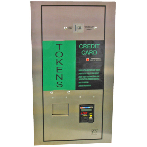 Rear Load 2-Hoppers, Credit Card to Token Mars Acceptor | Sonny's