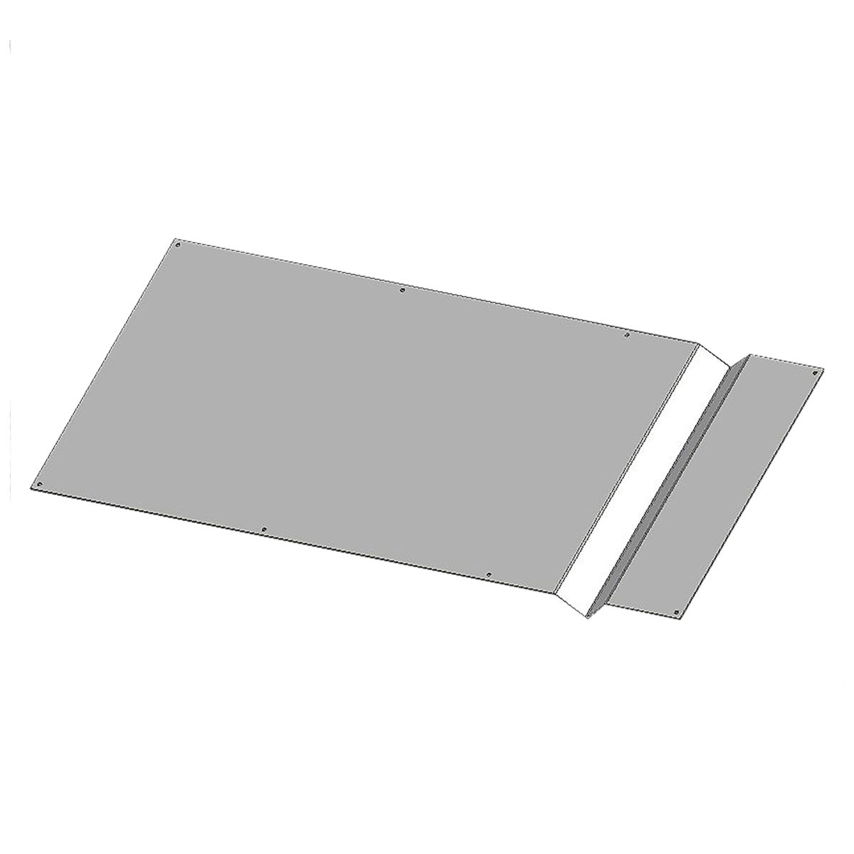 Pendulum Base Plate, 105in L x 48in W, Stainless Steel | Sonny's