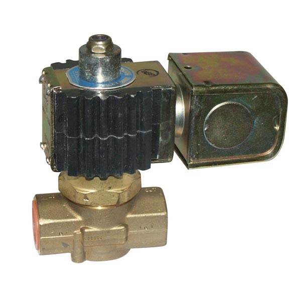 Solenoid Valve, 3/8in FPT, Normally Open, Junction Box 120V, Brass Body ...