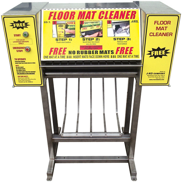 Big Brusher Express Floor Mat Cleaner with Push Button | Sonny's