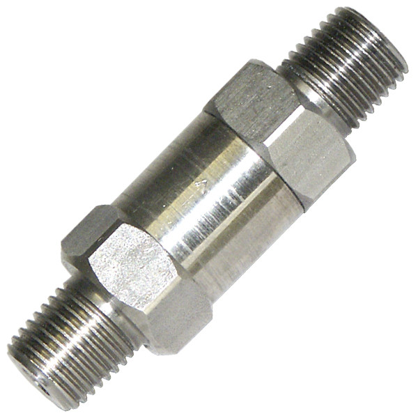 Check Valve Maxi Flow, 1/4in MPT x 1/4in MPT, 4GPM, 5000PSI, Stainless ...