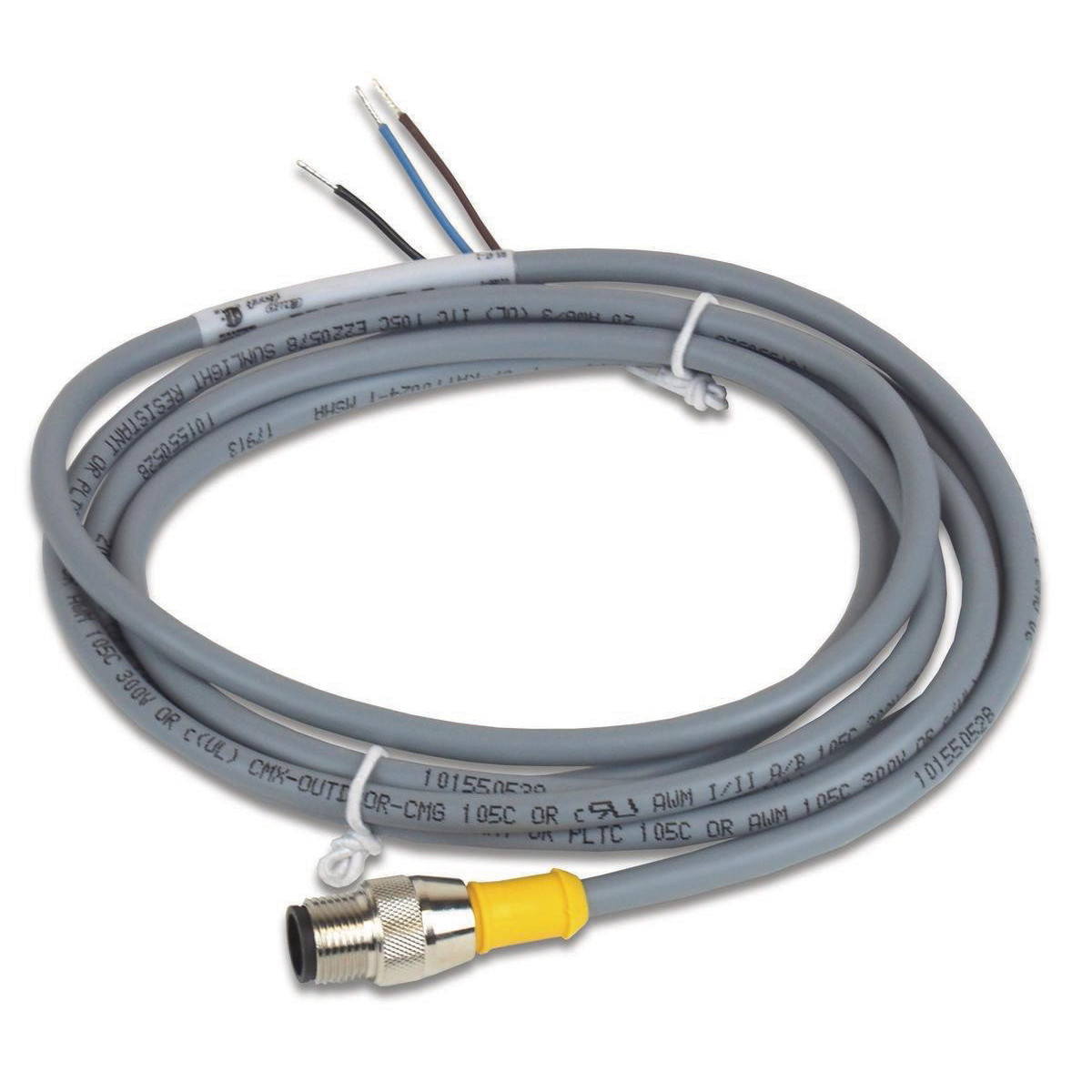 Cordset, M12, Gray, 6-1/2ft (2m), 3000347 | Sonny's