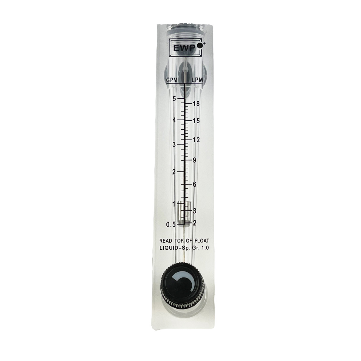 Flow Meter, Valve, 1-5 GPM Panel Mount, 604-105V-RP | Sonny's