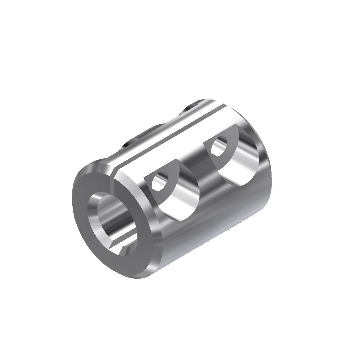 Coupling, 1in, 2-Bolt Split, Aluminum, 231754 | Sonny's