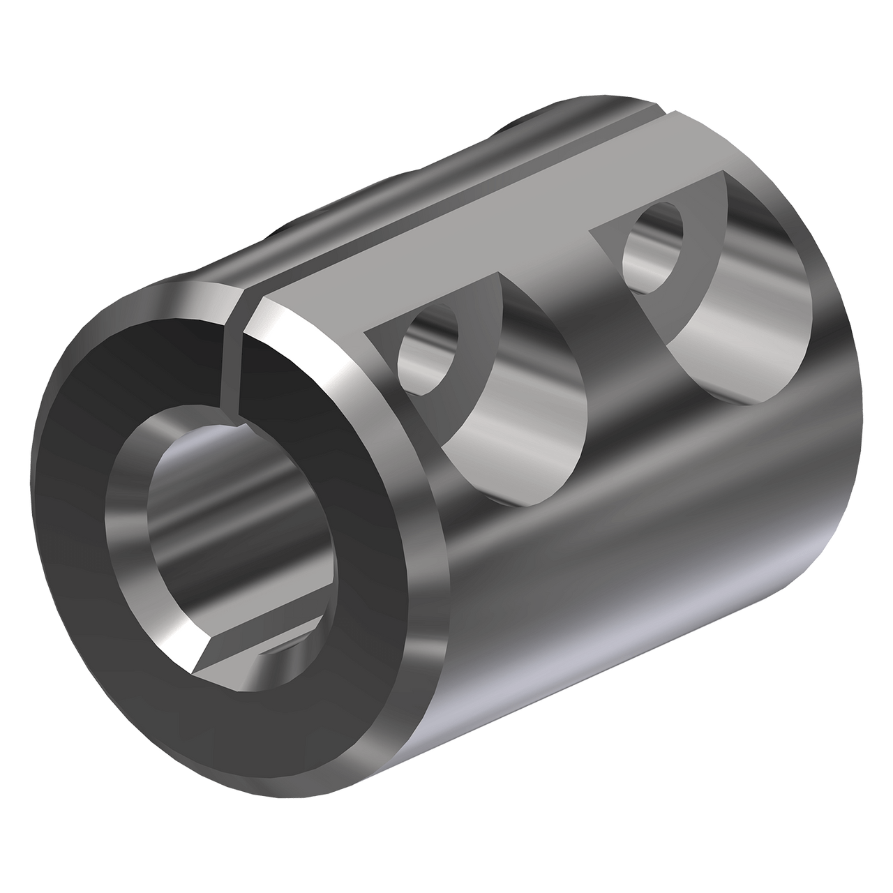 Coupler, 1in, 2 Bolt Split, Zinc Plated Steel, 231753 | Sonny's
