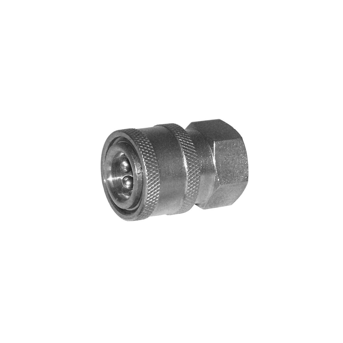 Quick-Disconnect Socket, 1/4in FPT, 7500PSI, Stainless Steel | Sonny's