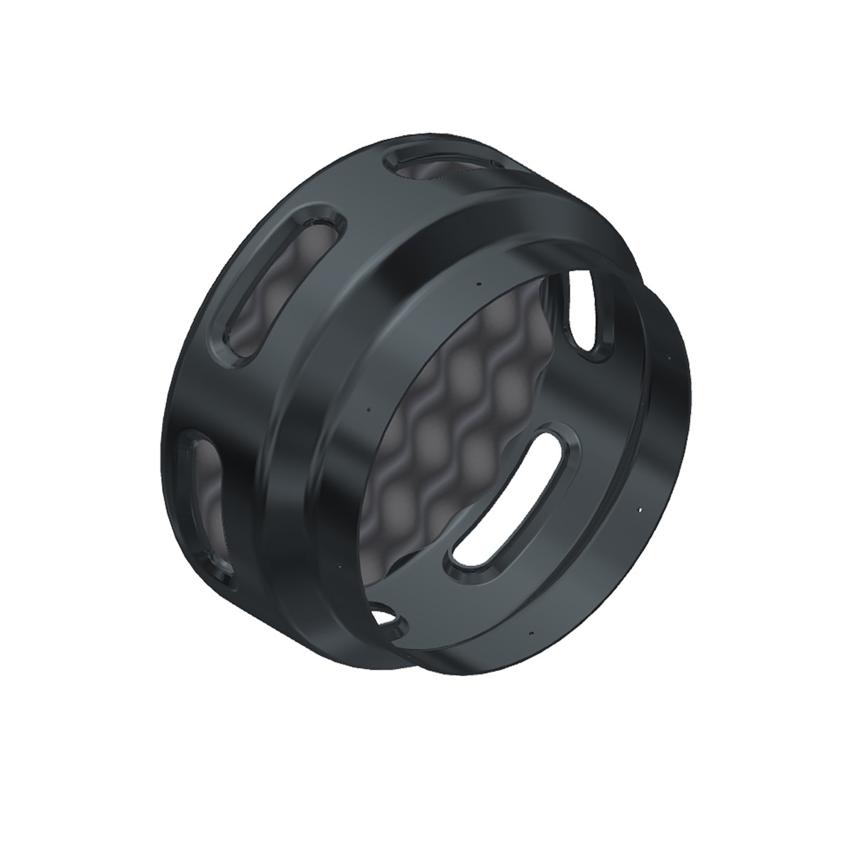 Blower Inlet Silencer Non-Gator, Black | Sonny's