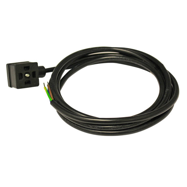 In-Line Solenoid Cable with DIN Plug Connector, Style A Connector x 6ft ...