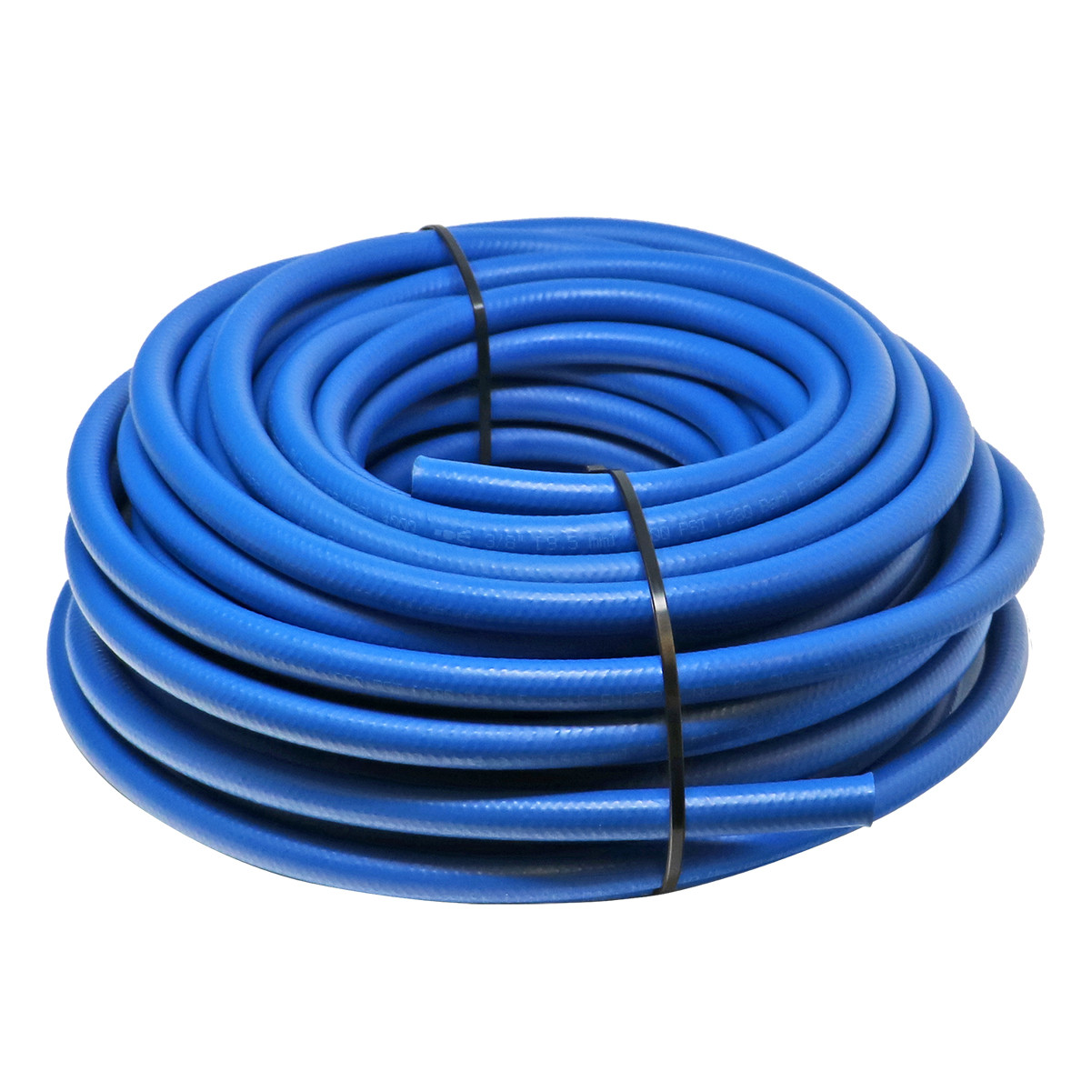 Single Wire Braid Hose, Non-Marking, 1/4in x 100ft L, Blue | Sonny's