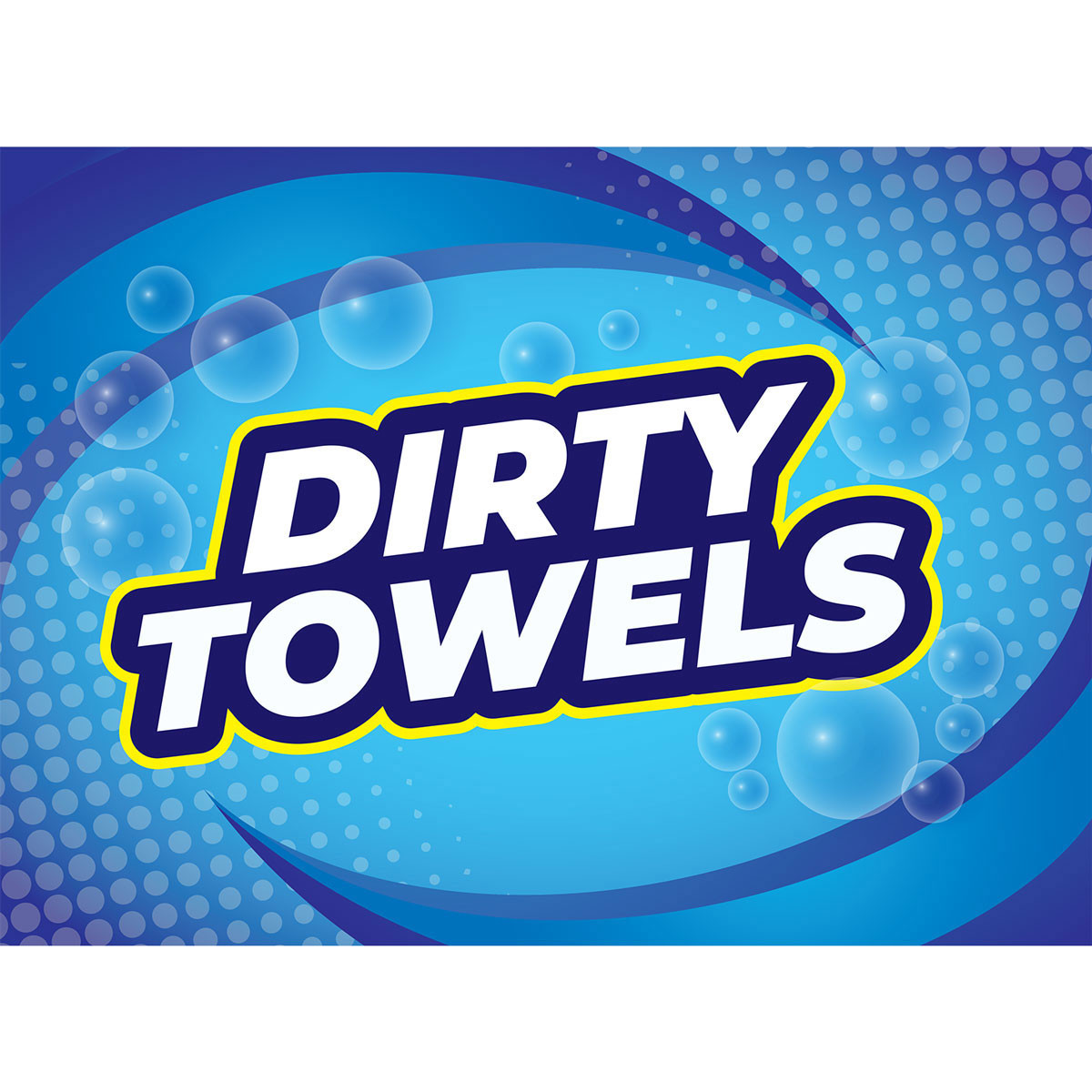 Dirty Towels Bucket Decal Sticker Only, 10in x 14in | Sonny's