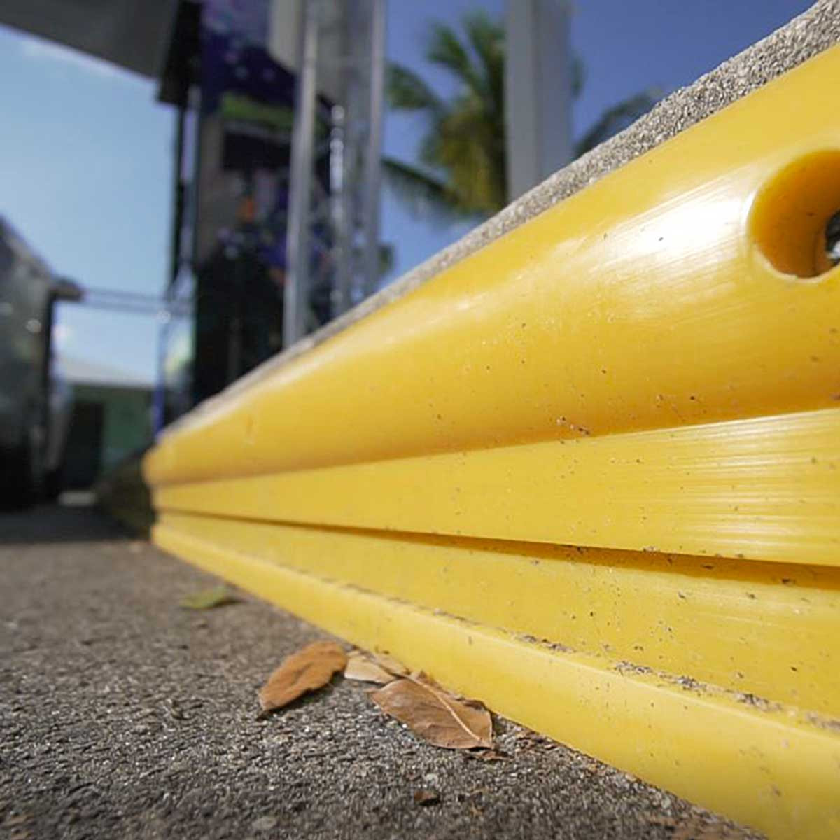 CurbHugger Curb Protection System, Yellow UV, 10ft L | Sonny's