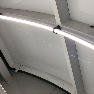 6ft Bendable Boom Light with Cable, White | Sonny's