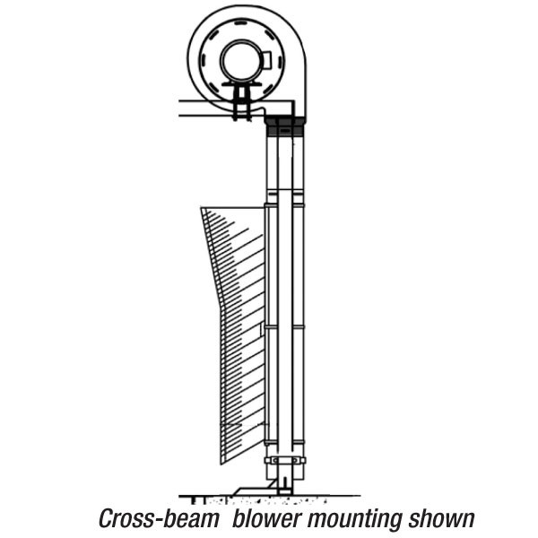 Mammoth/Elephant Ear Blower Attachment, Black | Sonny's