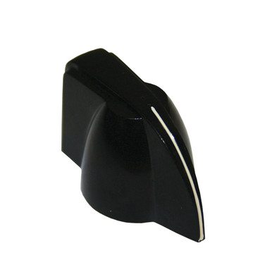 Rotary Switch Knob, Black, Shallco Series | Sonny's