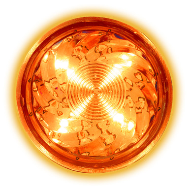 Amusement/Turbo Light, 2-1/4in Round, Yellow | Sonny's