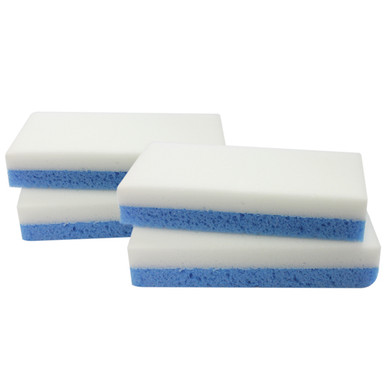 Scuff Away Plus Sponge Combo, 5in L x 2.375in W x 0.875in D, Pack of 4 ...
