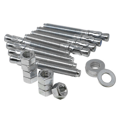 Anchor Kit for OMNI 100/SF1/SFB, 5/8in x 5in, Carbon Steel Zinc Plated ...