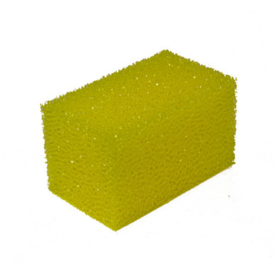 Bug Scrub Sponge Block, 5in L x 3in W x 3in H, Yellow | Sonny's