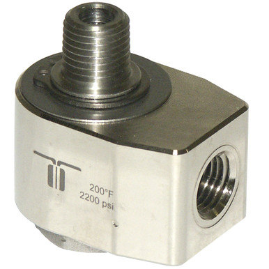 90° Boom Swivel, 1/4in FPT x 1/4in MPT, 2200PSI, 200°F, 30RPM ...