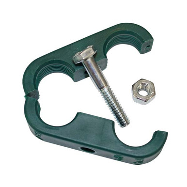 Stauff Clamp Twin, 1/2in, Polypropylene, Pack of 10 | Sonny's