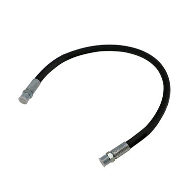 Single-Braid Hose Assembly with (2) 3/8in Wire-Braid Swage Fittings, 3 ...
