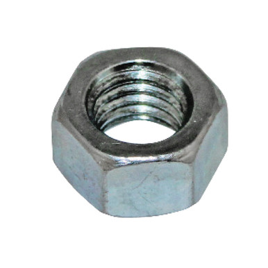 Hex Finish Nut, 1/2-13in, Zinc Plated Steel, Pack of 50, Grade 5 ...