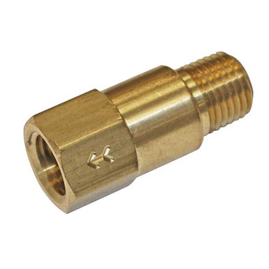 Check Valve, 1/4in MPT x 1/4in FPT, 5PSI, Brass, 7261290 | Sonny's
