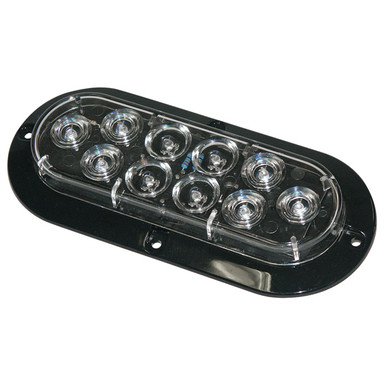LED Oval Surface Mount Light, 6in, Red | Sonny's