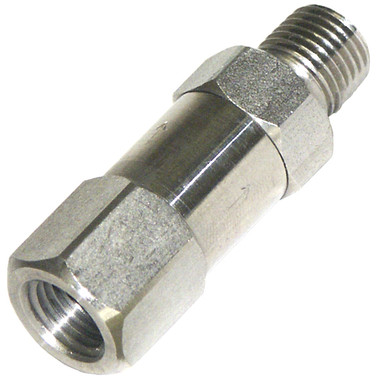 Check Valve Maxi Flow, 1/4in FPT x 1/4in MPT, 4GPM, 5000PSI, Stainless ...