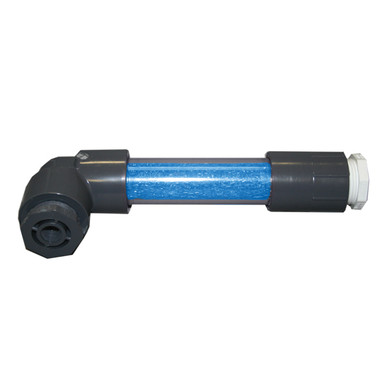 Foam Chamber Tube, 1in Clear Pipe, 1/2in FPT Inlet x 1/4in FPT Outlet ...