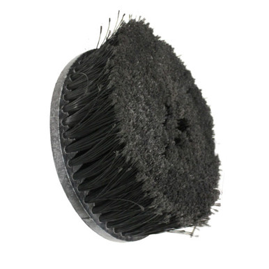 Round Wheel Brush, 18in Dia. x 5-1/2in Bristle L, Black | Sonny's