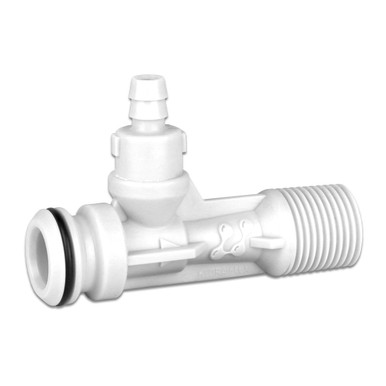 Single Composite Injector, PC2, 3/8in MPT, 0.25GPM, White, 718029 | Sonny's