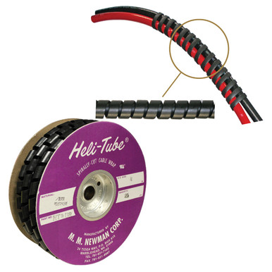 Protective Coil Sleeve Wrap, 25ft L x 3/4in W, Polyethylene | Sonny's