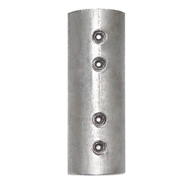 Solid Coupler, 1/2in Bore x 1/2in Bore with Set Screws, Steel | Sonny's