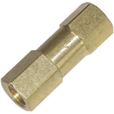 Check Valve Maxi Flow, 3/8in FPT x 3/8in FPT, 4GPM, 3000PSI, Brass, J.E ...