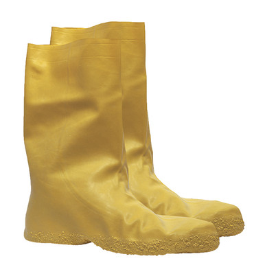 Safety Boot Covers, Size Large 8-9, Yellow Latex, Sold as a Pair | Sonny's