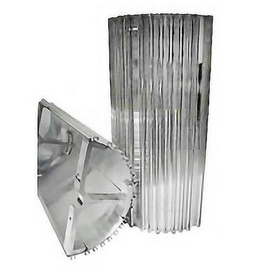 Hub, 12in Dia. x 24in H, Bottom, Aluminum | Sonny's