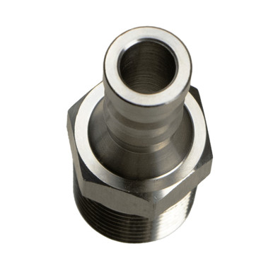 Adapter, 1/2in Barb, Stainless Steel | Sonny's