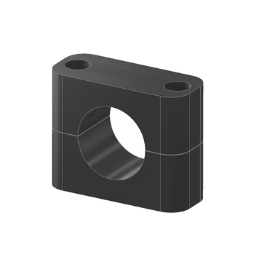 Stauff Clamp for 1in Pipe GR5, Plastic, Black, 046205 | Sonny's