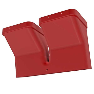 Duck Bill Twin Blower Nozzle Fixed, Red | Sonny's