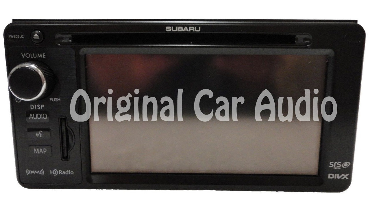 (Su132U) 2012 2013 Subaru Impreza WRX BRZ Sat Bluetooth Navigation HD ...