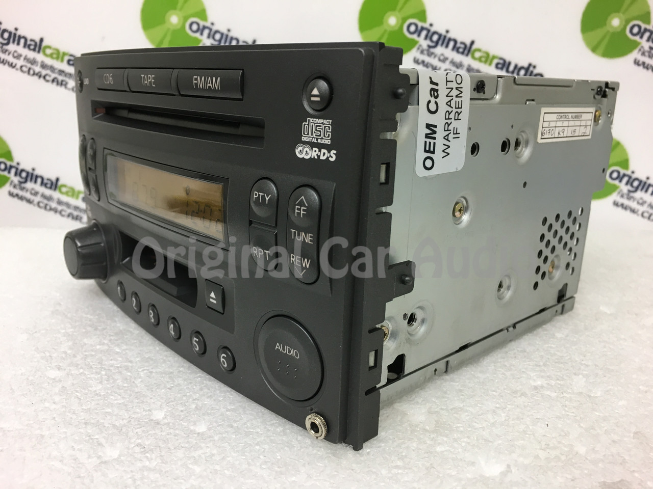 (Ni309BTAU) CR160 03 06 Nissan 350Z Radio 6 Disc MP3 CD Player w/Tape ...