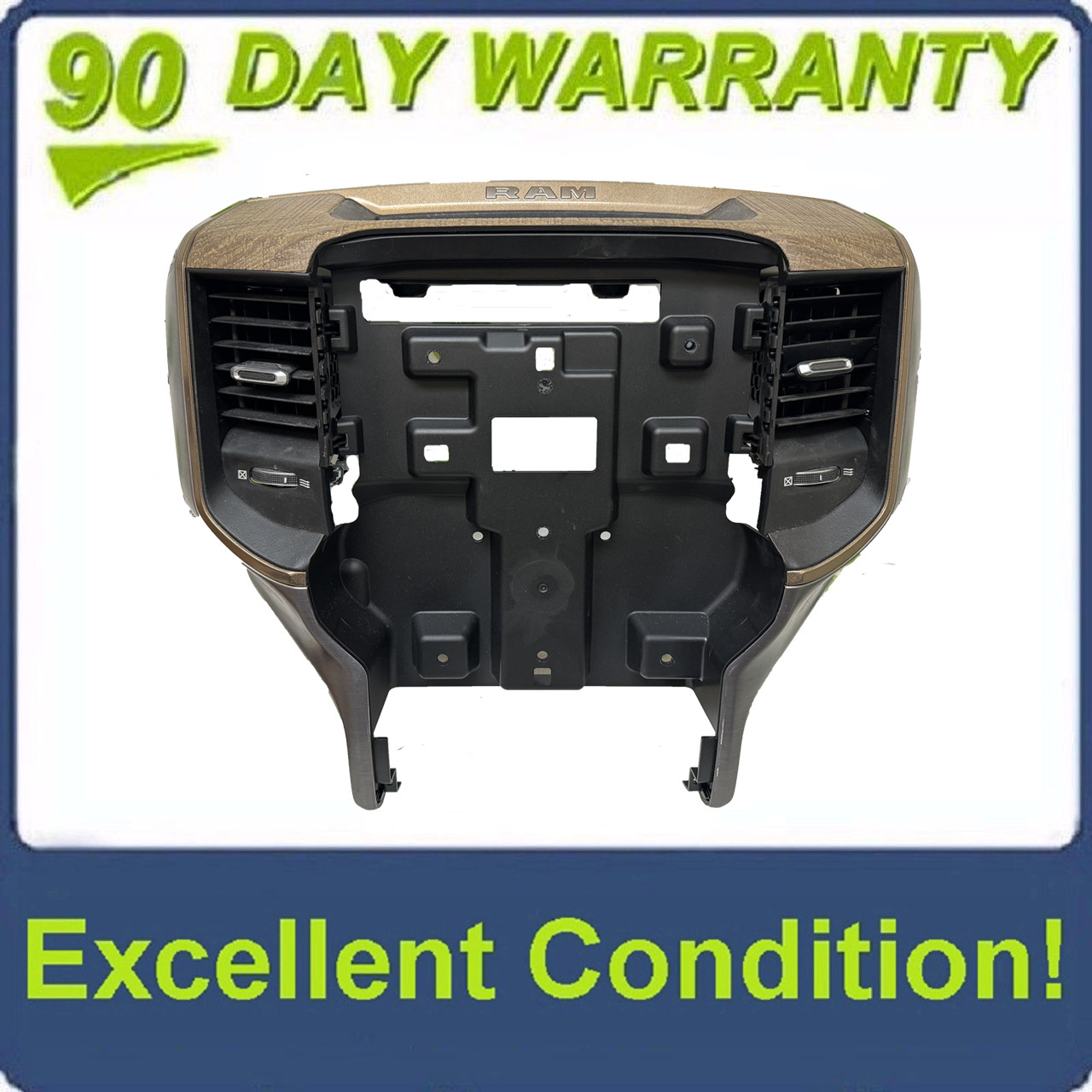 2019 - 2020 Dodge Ram 1500 OEM Center Stack 12" Bezel Only - Mountain ...