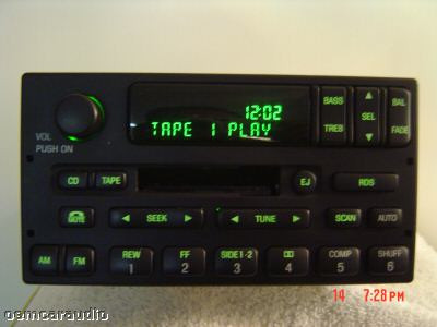 NEW FORD RDS CASSETTE PLAYER TAPE RADIO STEREO Receiver Expedition ...