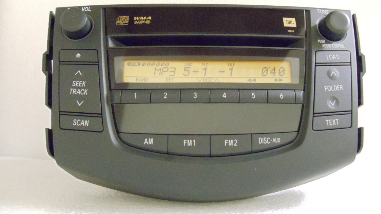 86120-42180 2006 - 2011 Toyota Rav4 JBL Radio MP3 Player