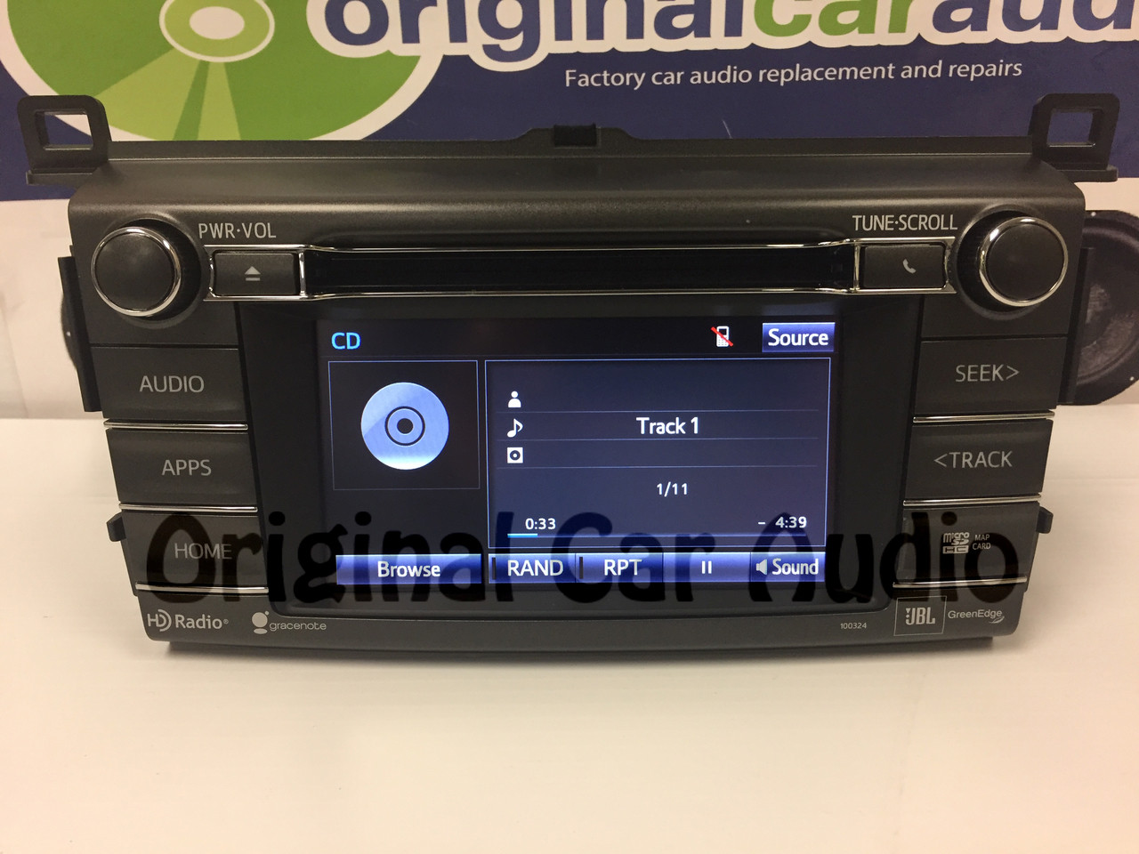 (To100324U) 14-15 Toyota Rav4 JBL HD Radio CD Player Navigation ...