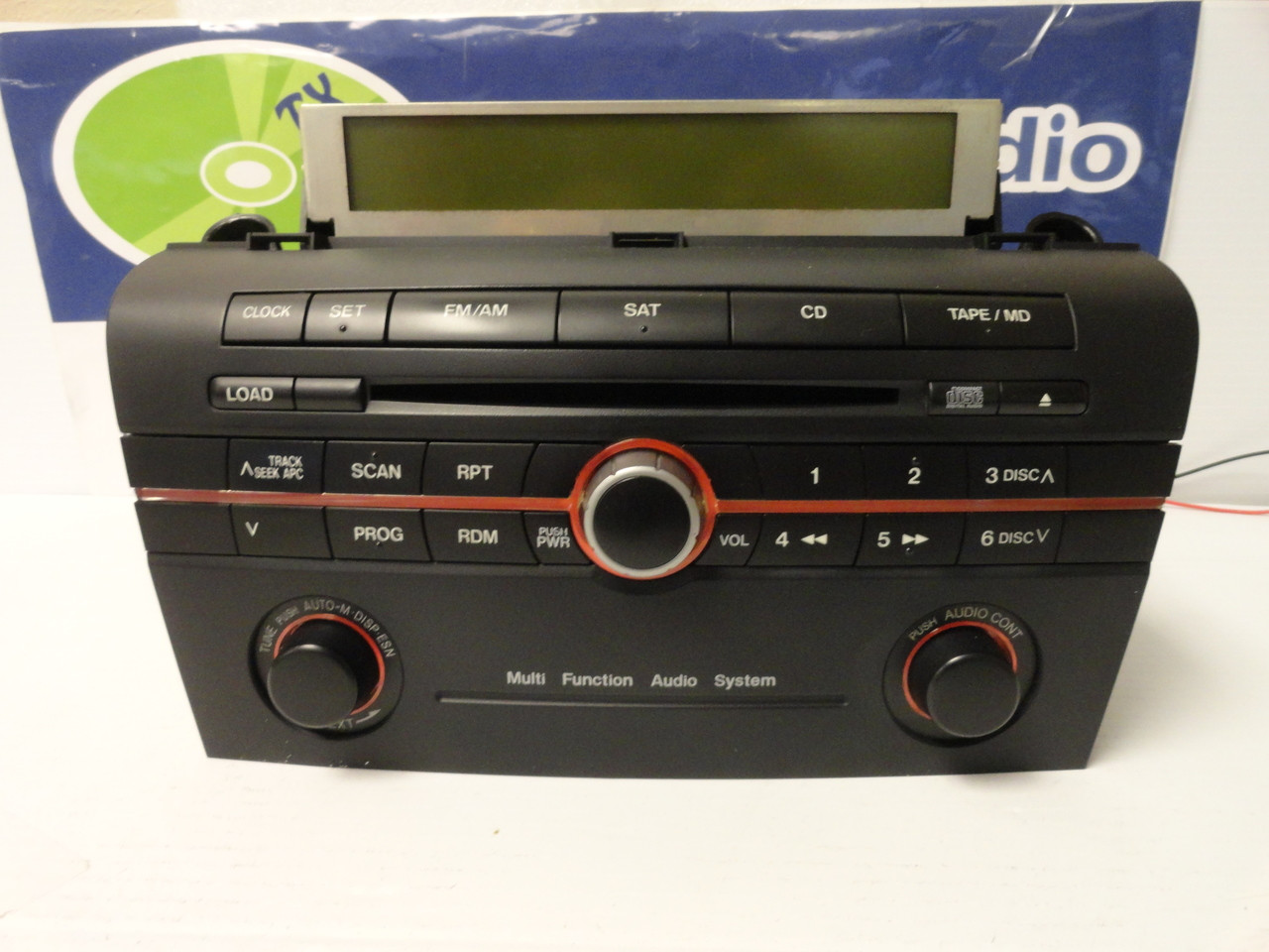 2005 Mazda 3 OEM Radio Receiver CD MP3 player AM FM 14792971, BN8K 66 ...