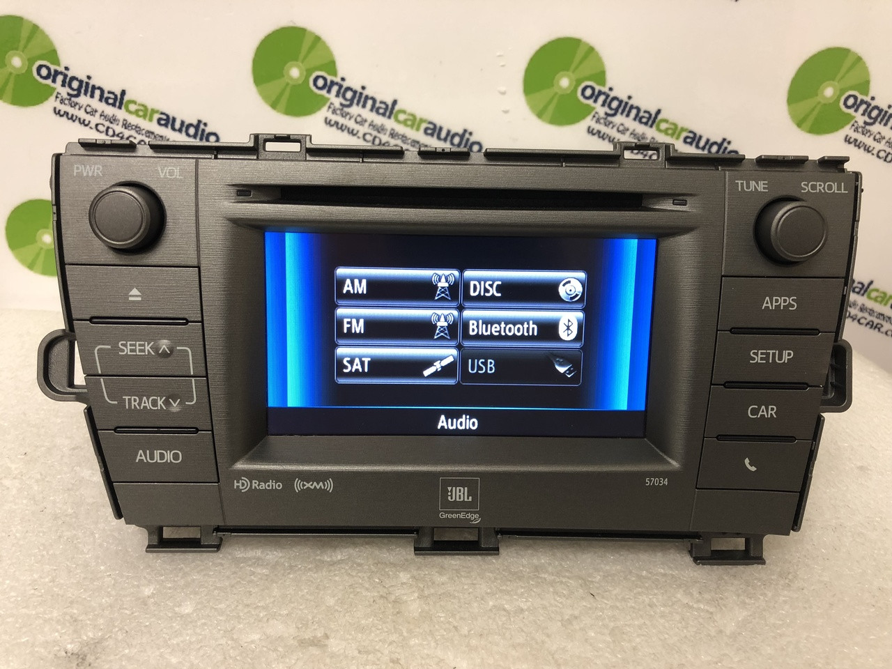 Refurbished 2011 - 2015 Toyota Prius JBL OEM Radio CD Player Green Edge ...