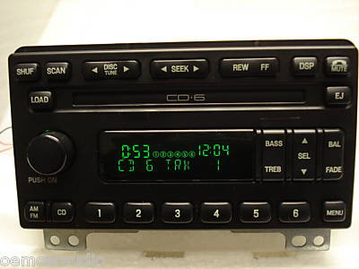 2004 2005 2006 Ford Expedition Radio and 6 Disc CD Changer 04 05 06 ...