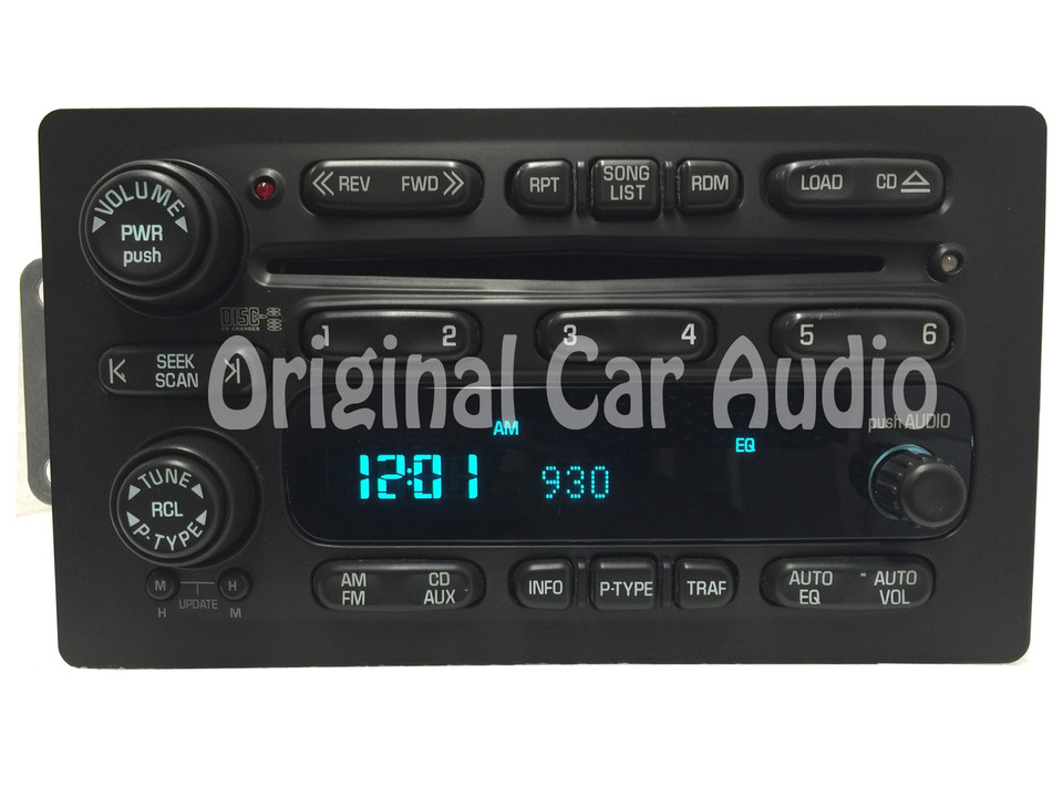 Chevy S10 Pickup Radio Tape CD Player Bose Monsoon Stereo